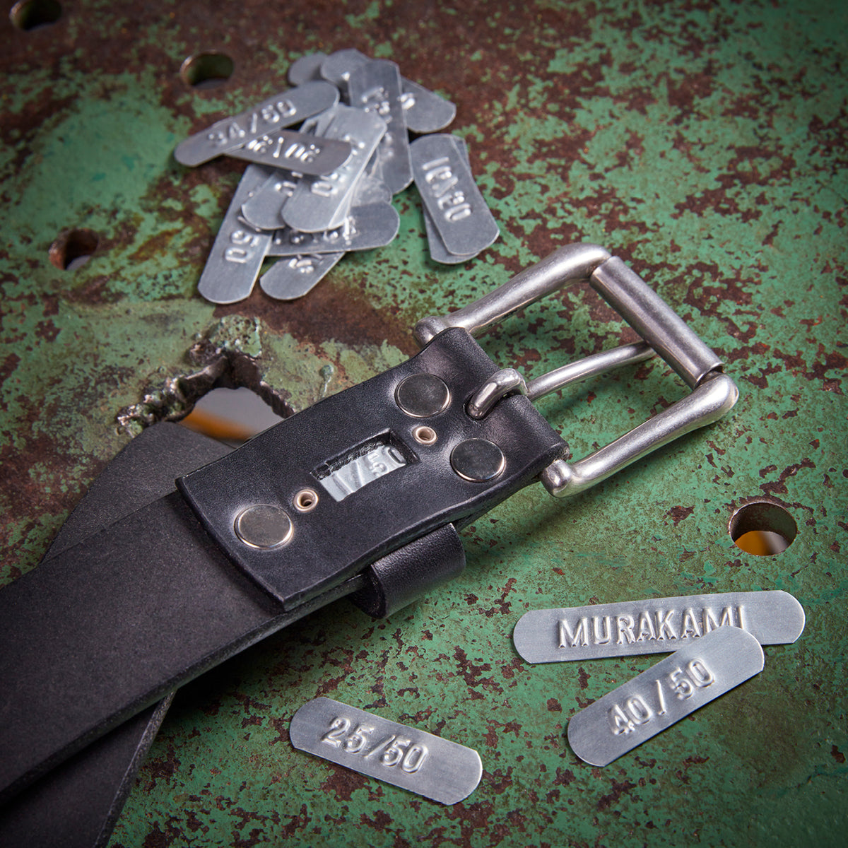 Serial Numbered 40 mm Roller Buckle Belt – MURAKAMIONLINE